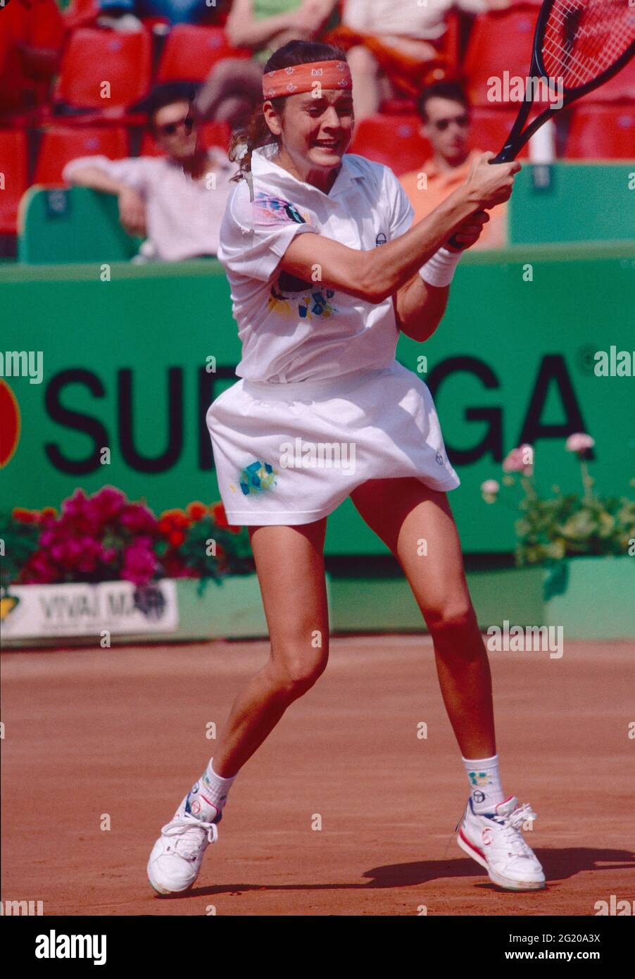 American tennis player Carrie Cunningham, Italian Open, Rome 1992 Stock ...