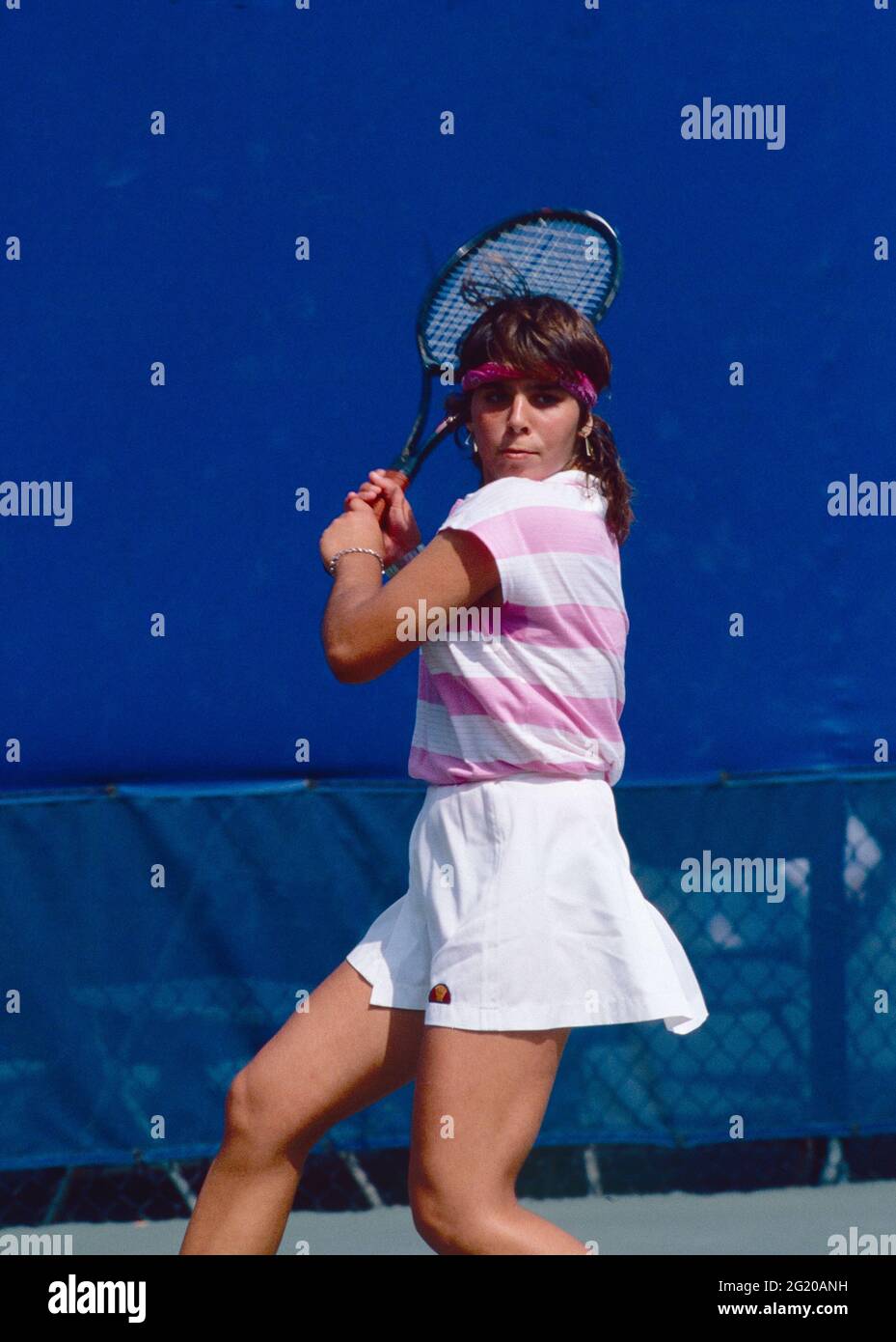 Swiss tennis player Cathy Caverzasio, 1990s Stock Photo - Alamy