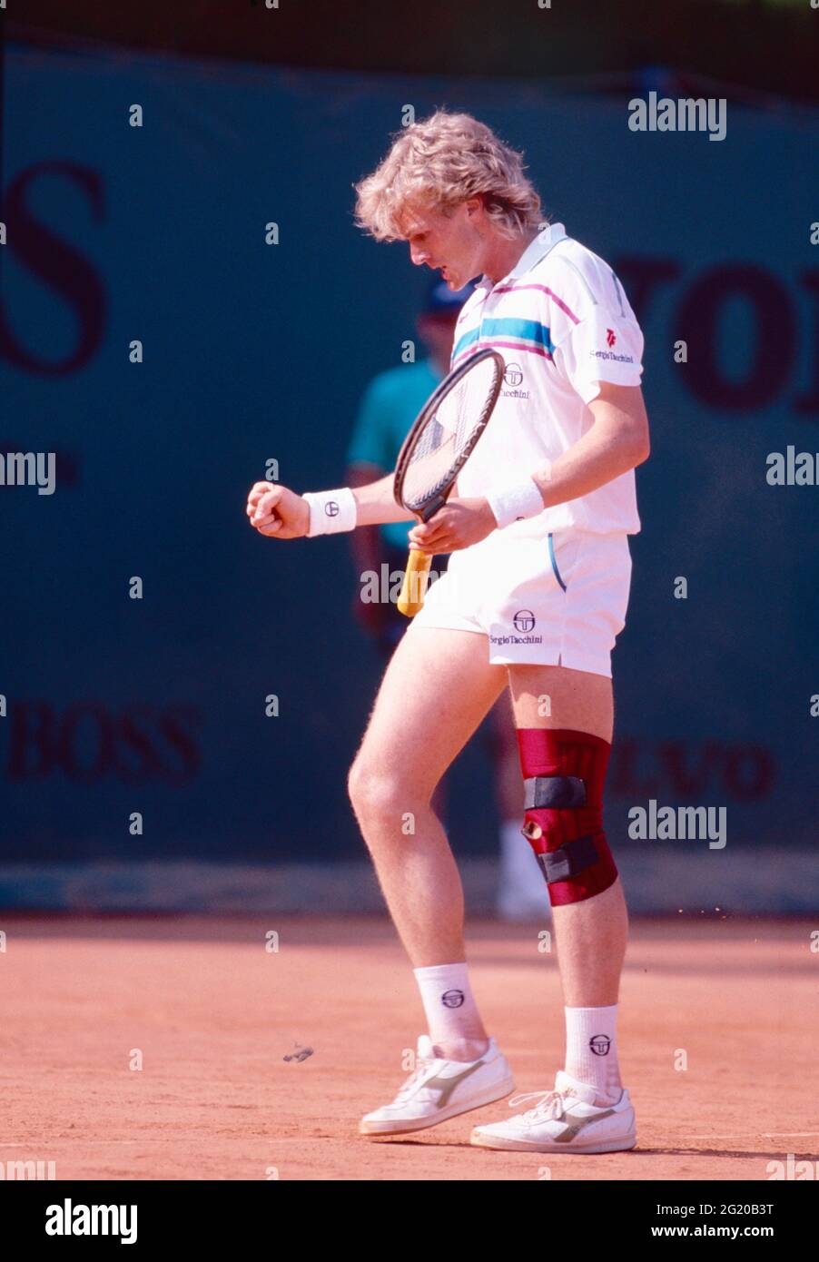 Swedish tennis player Kent Carlsson, French Open 1988 Stock Photo - Alamy