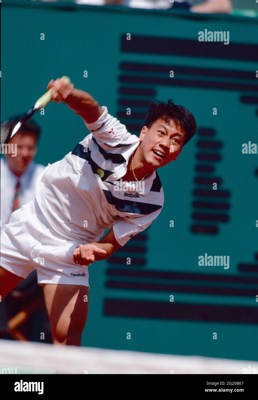 American tennis player Michael Chang, Roland Garros, France 1991 Stock ...