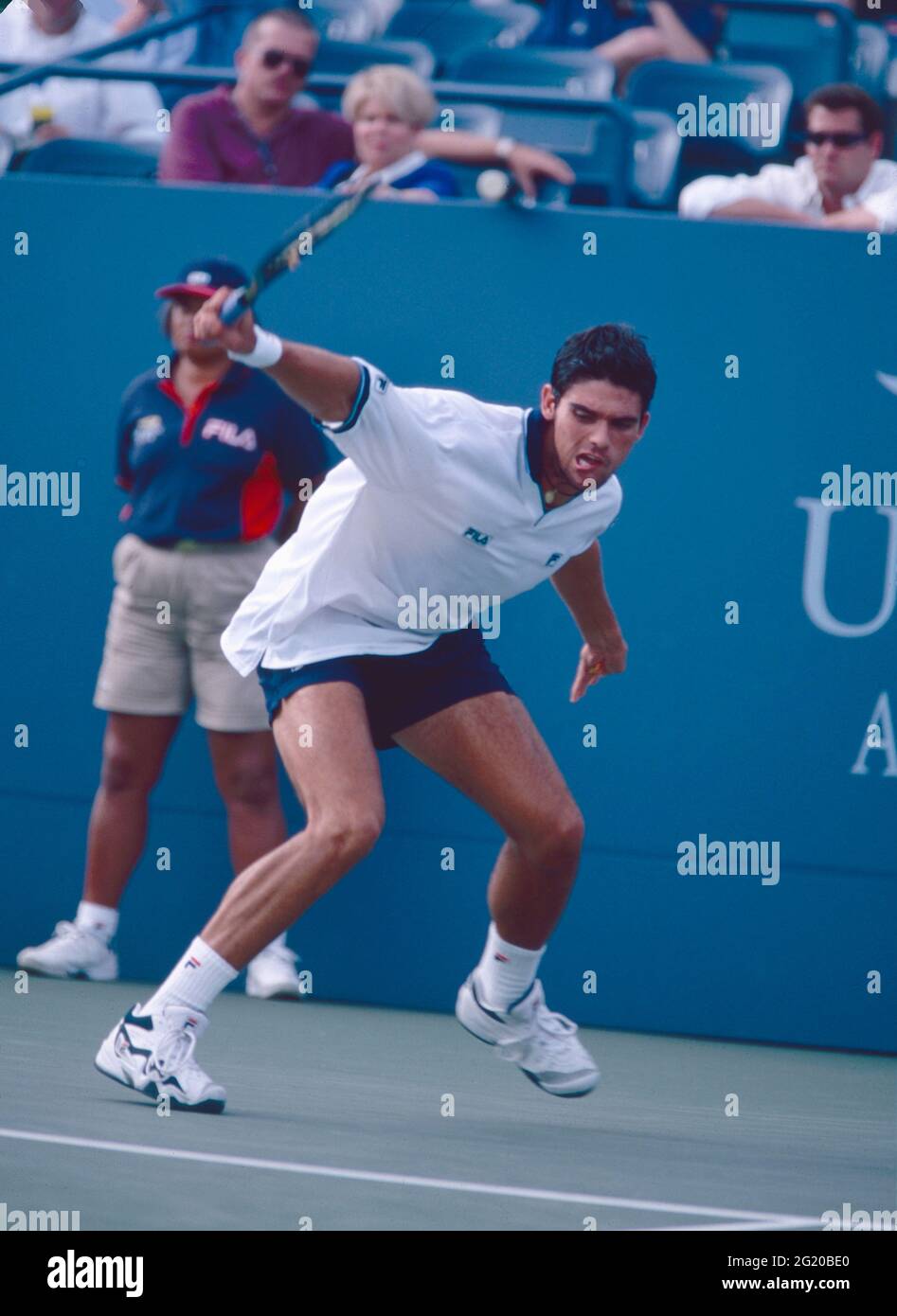 Australian tennis player Mark Philippoussis, US Open 1998 Stock Photo ...