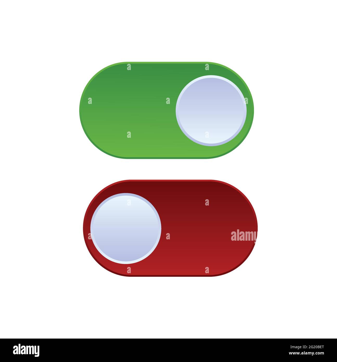 Switch off on in panel Stock Vector Images - Alamy