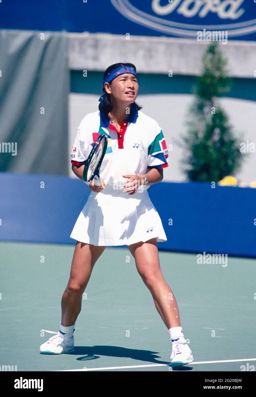 Japanese tennis player Kimiko Date, Australian Open 1994 Stock Photo ...