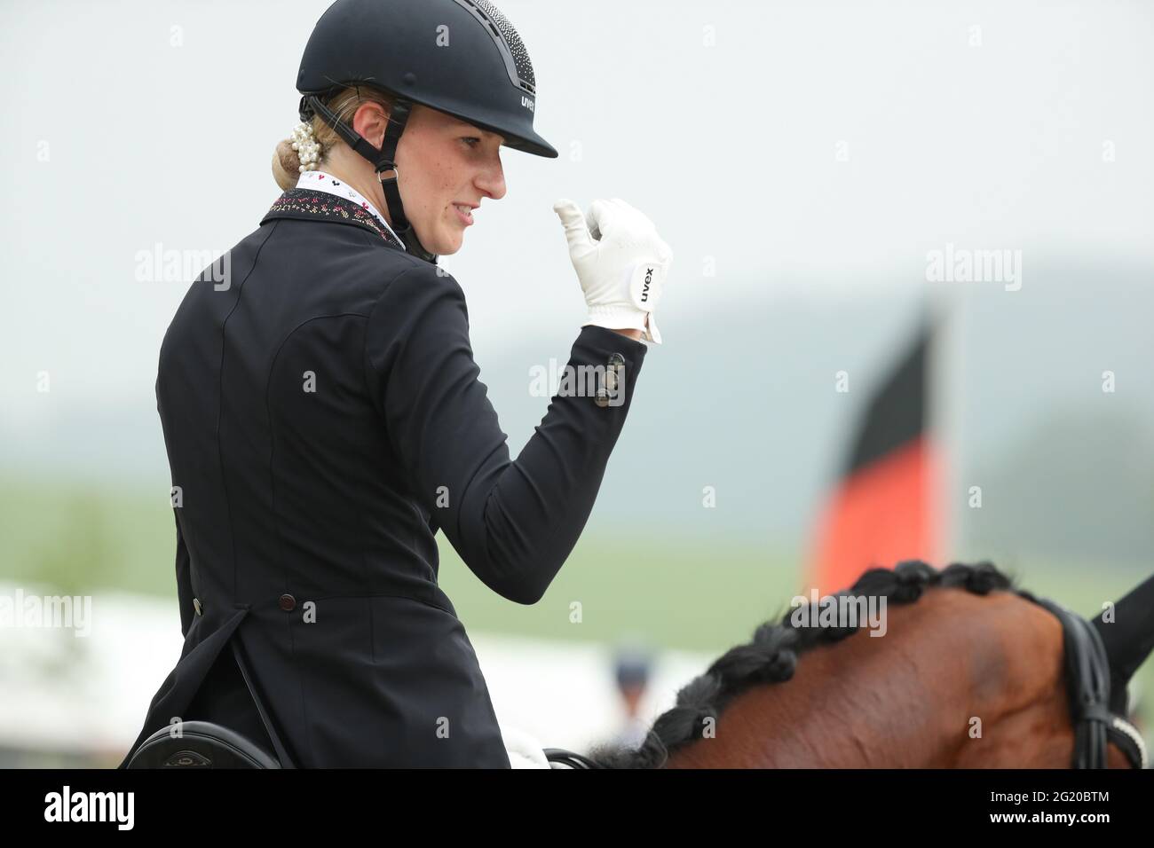 Balve, Germany. 06th June, 2021. Equestrian sport: German Championship ...