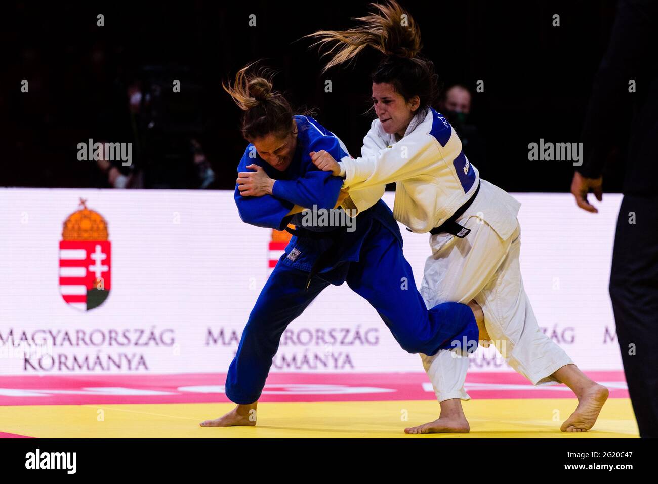 BUDAPEST, HUNGARY - JUNE 7: Anna Box Perez of the Spanish Judo ...