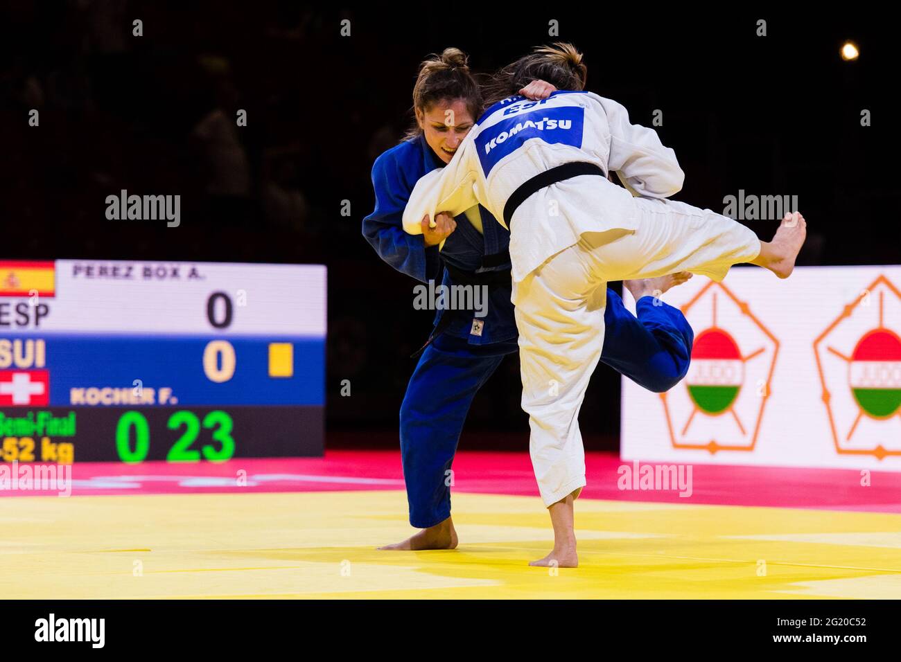 BUDAPEST, HUNGARY - JUNE 7: Anna Box Perez of the Spanish Judo ...