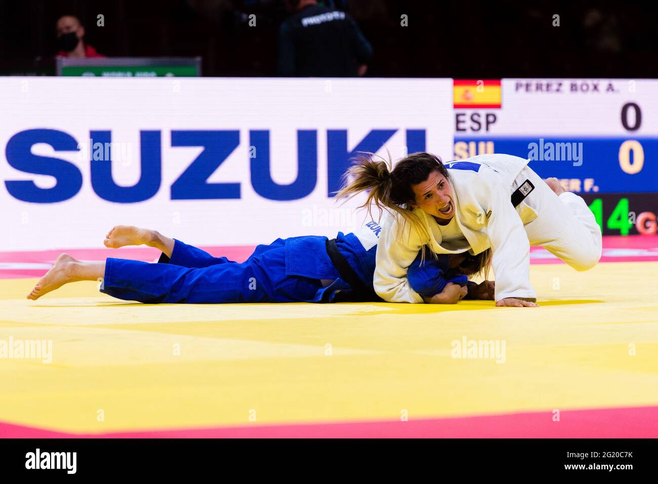 BUDAPEST, HUNGARY - JUNE 7: Anna Box Perez of the Spanish Judo ...