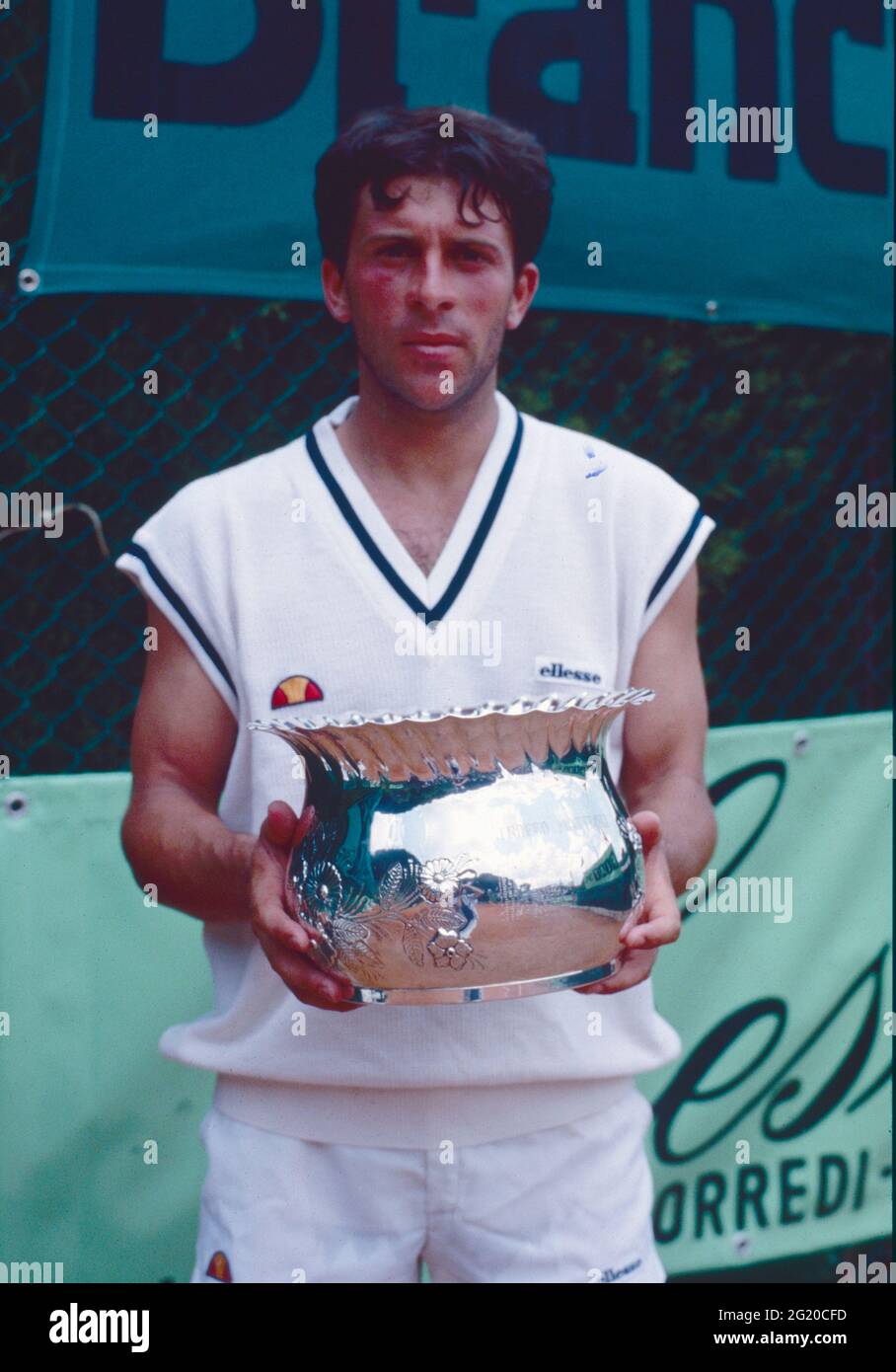 Italian tennis player Massimo Cierro, 1988 Stock Photo - Alamy