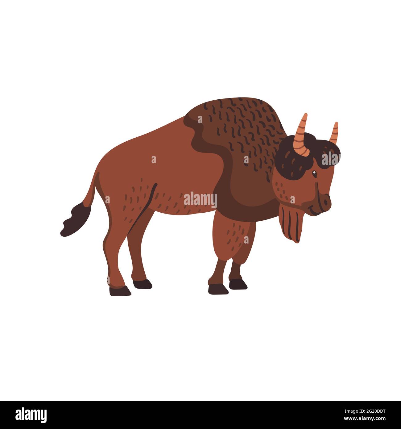 Extinct animals. Ancient Bison. Prehistoric extinct American bison ...