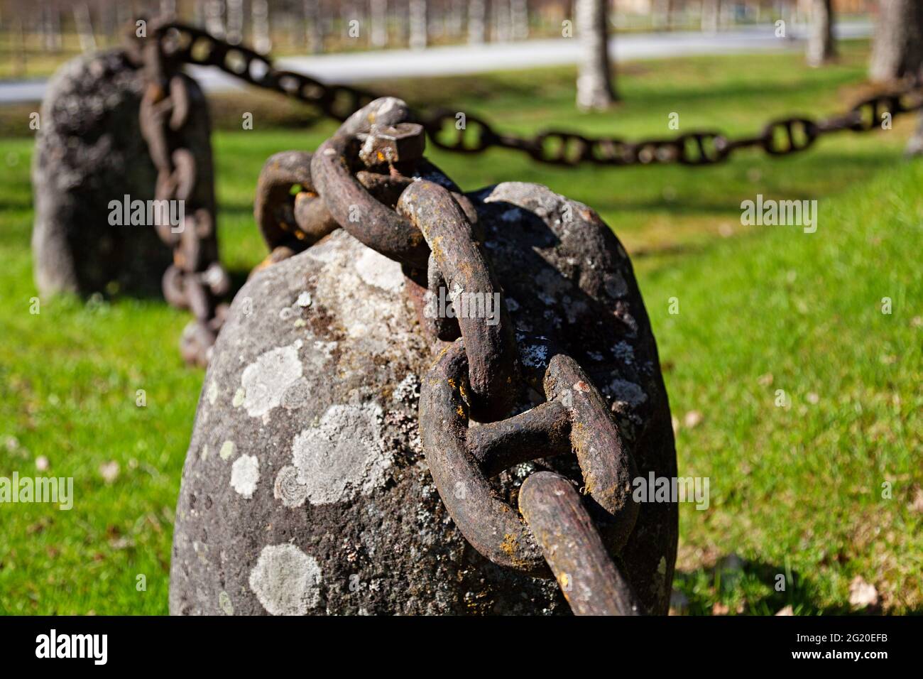 Steel Chain Links Anchor High Resolution Stock Photography and Images ...