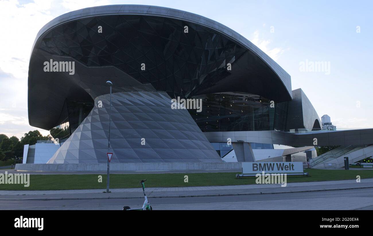 BMW World building at BMW headquarter Munich - MUNICH, GERMANY - JUNE ...