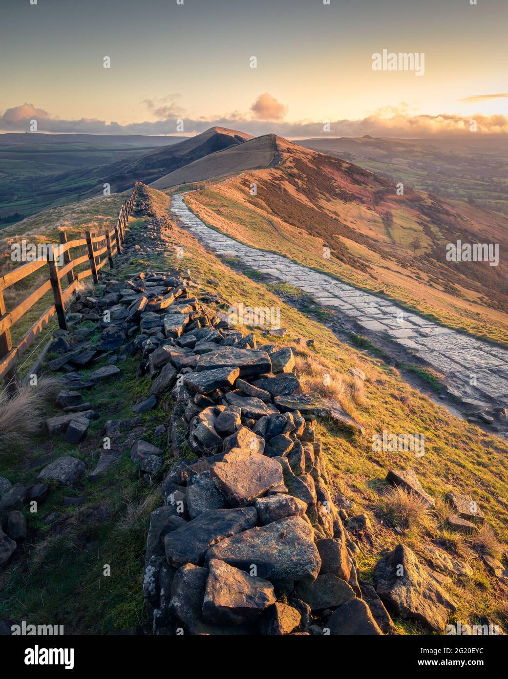 The Great Ridge Hope Valley Stock Photo - Alamy