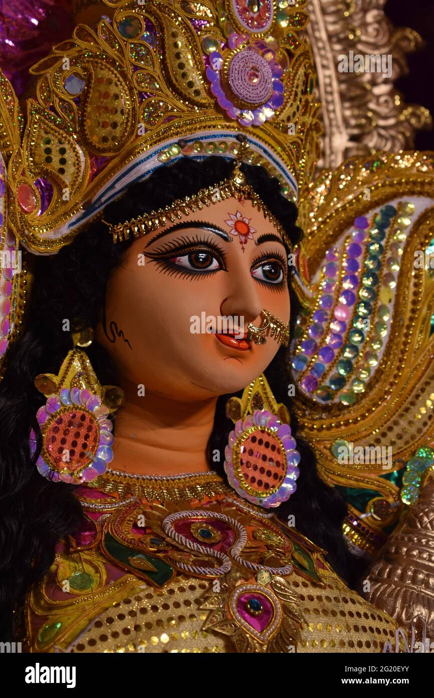 Bengali goddess hi-res stock photography and images - Alamy
