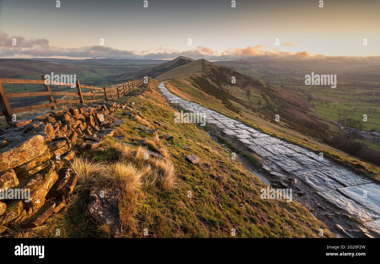 The Great Ridge Hope Valley Stock Photo - Alamy