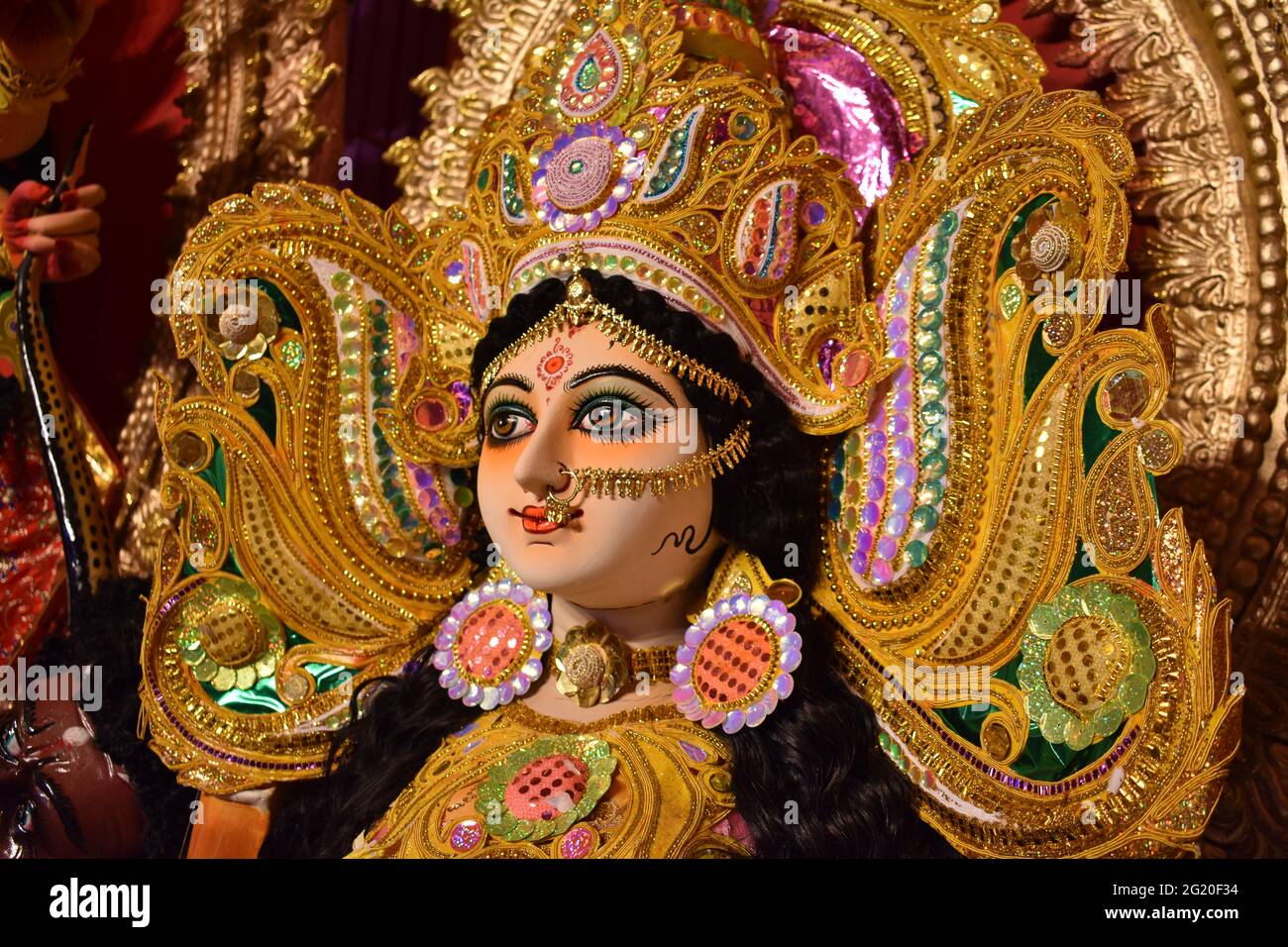 Bengali Goddess Durga Stock Photo - Alamy