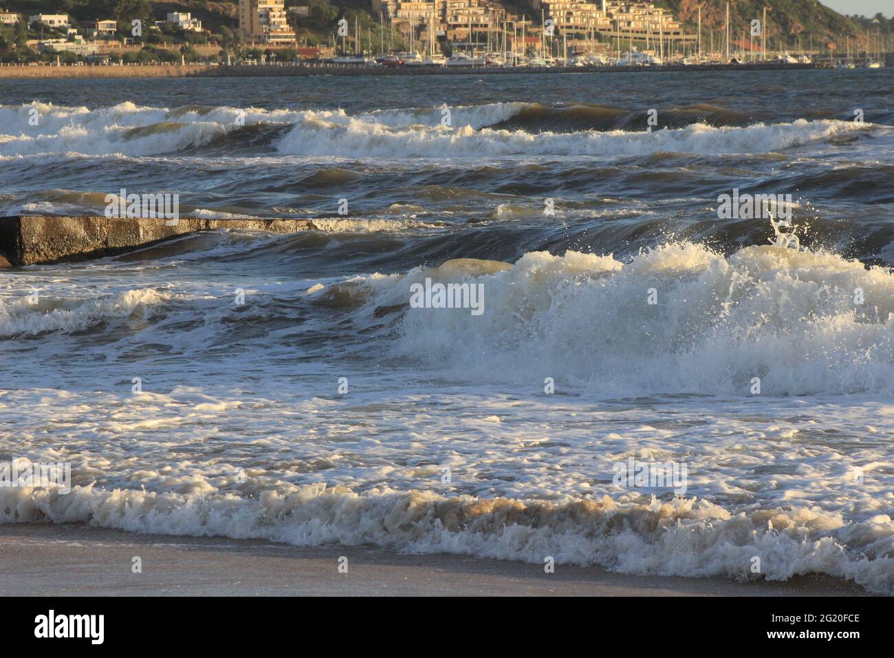 beach summer uruguay sunset Stock Photo - Alamy