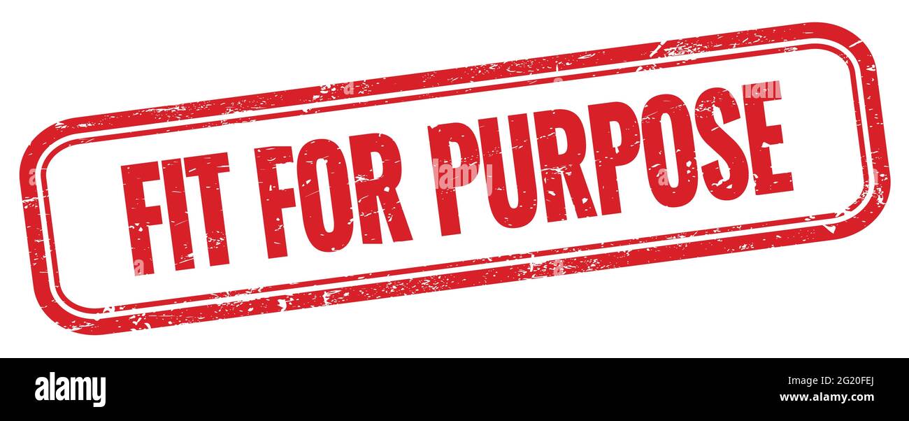 Fit for purpose stamp hi-res stock photography and images - Alamy