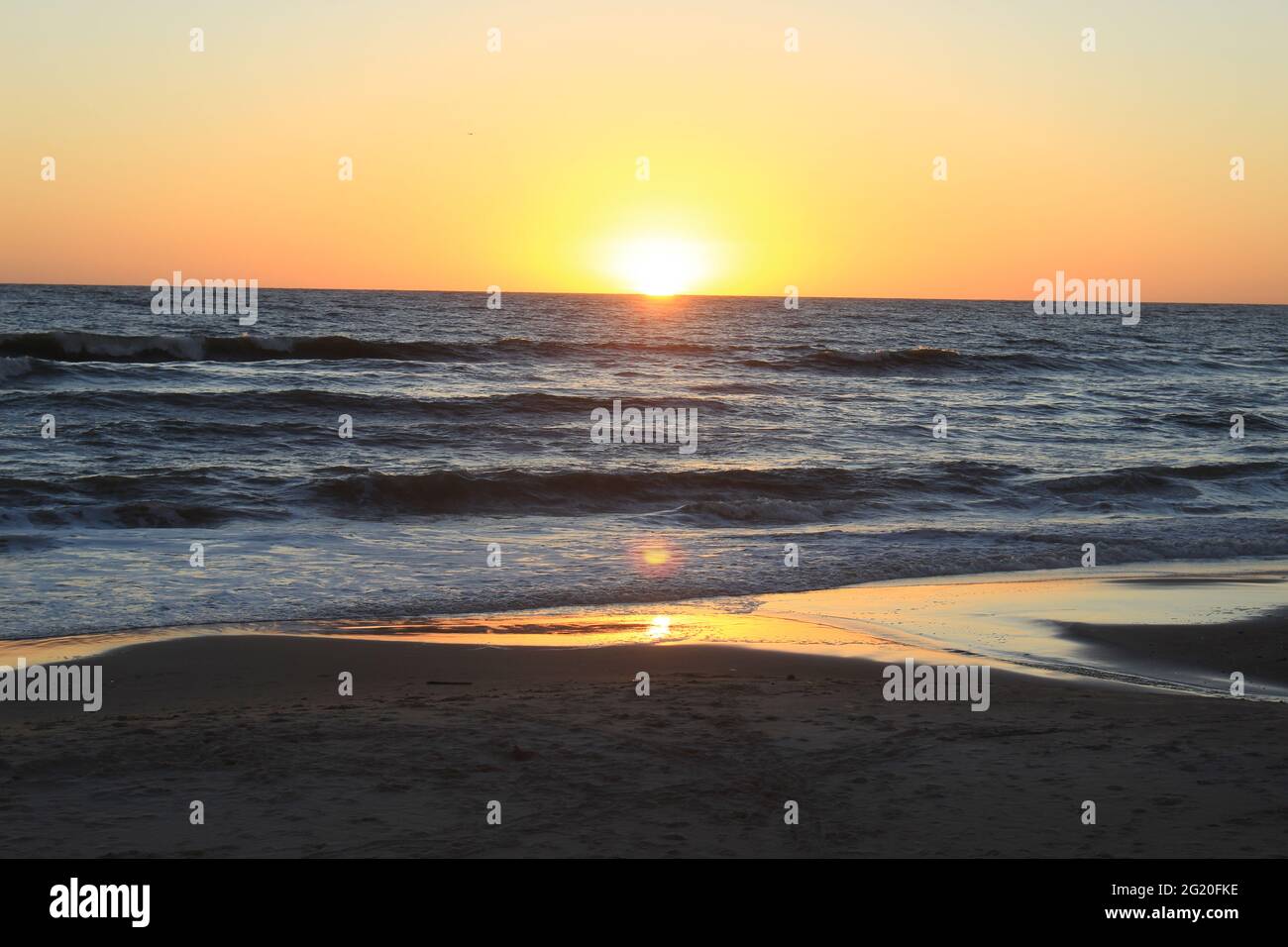 beach summer uruguay sunset Stock Photo - Alamy