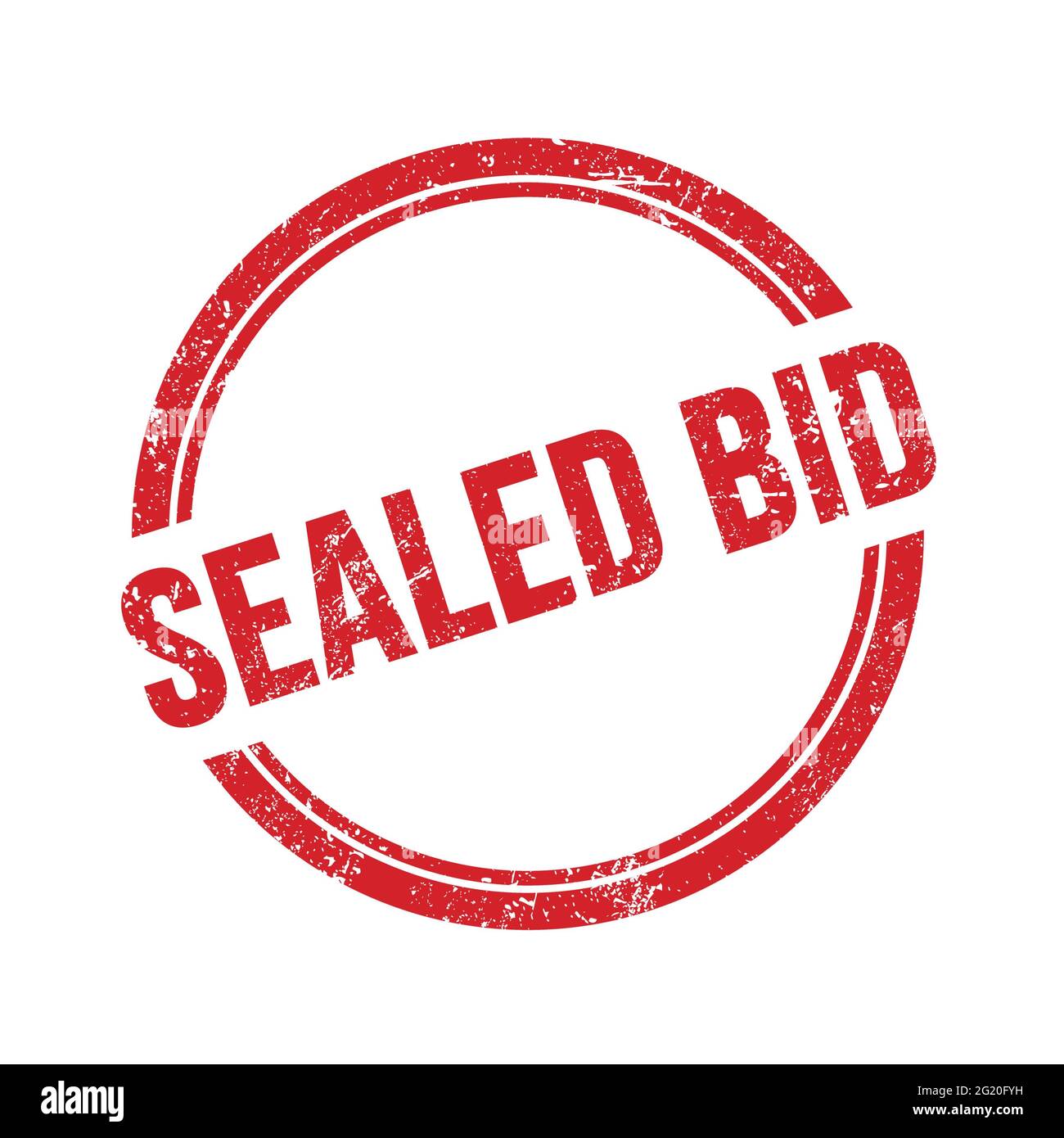 Sealed bid word hi-res stock photography and images - Alamy