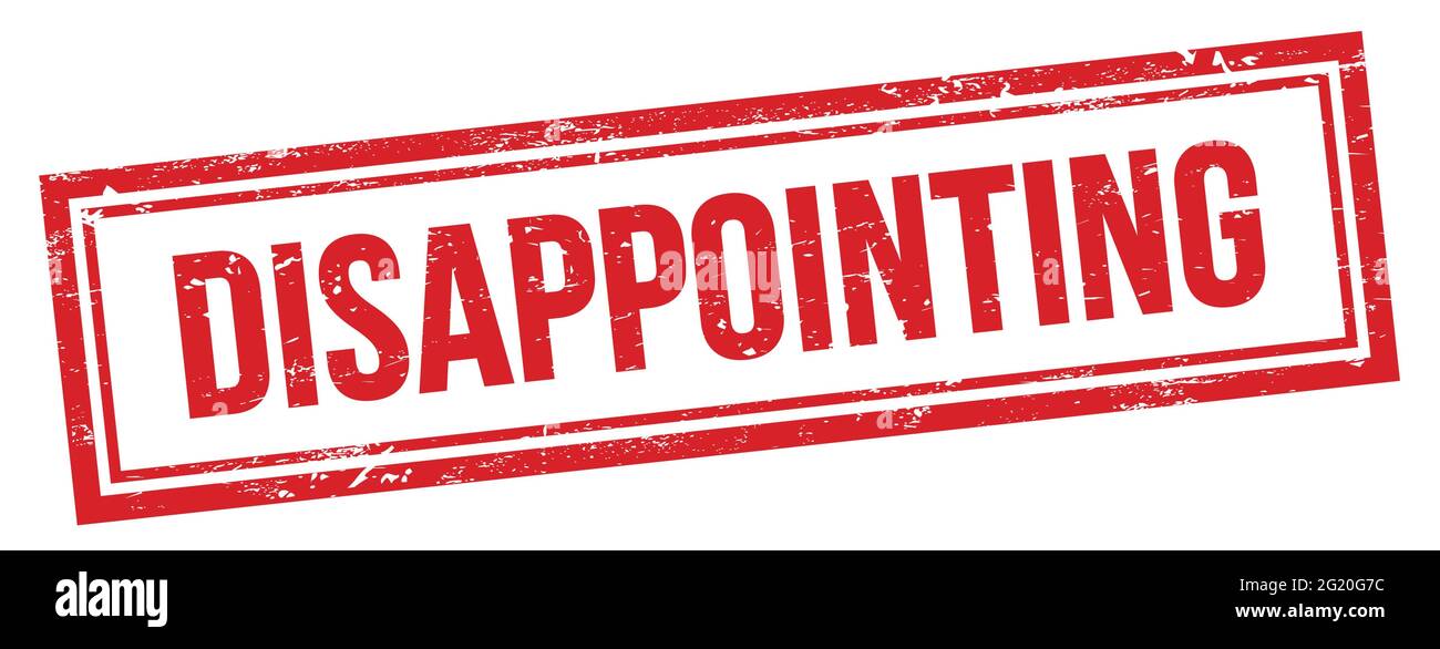 Disappointing stamp hi-res stock photography and images - Alamy