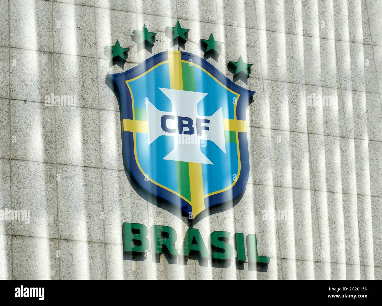 Rio de Janeiro-Brazil June 7, 2021, Building of the CBF (Brazilian ...