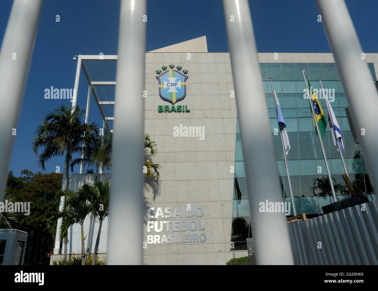 Rio de Janeiro-Brazil June 7, 2021, Building of the CBF (Brazilian ...