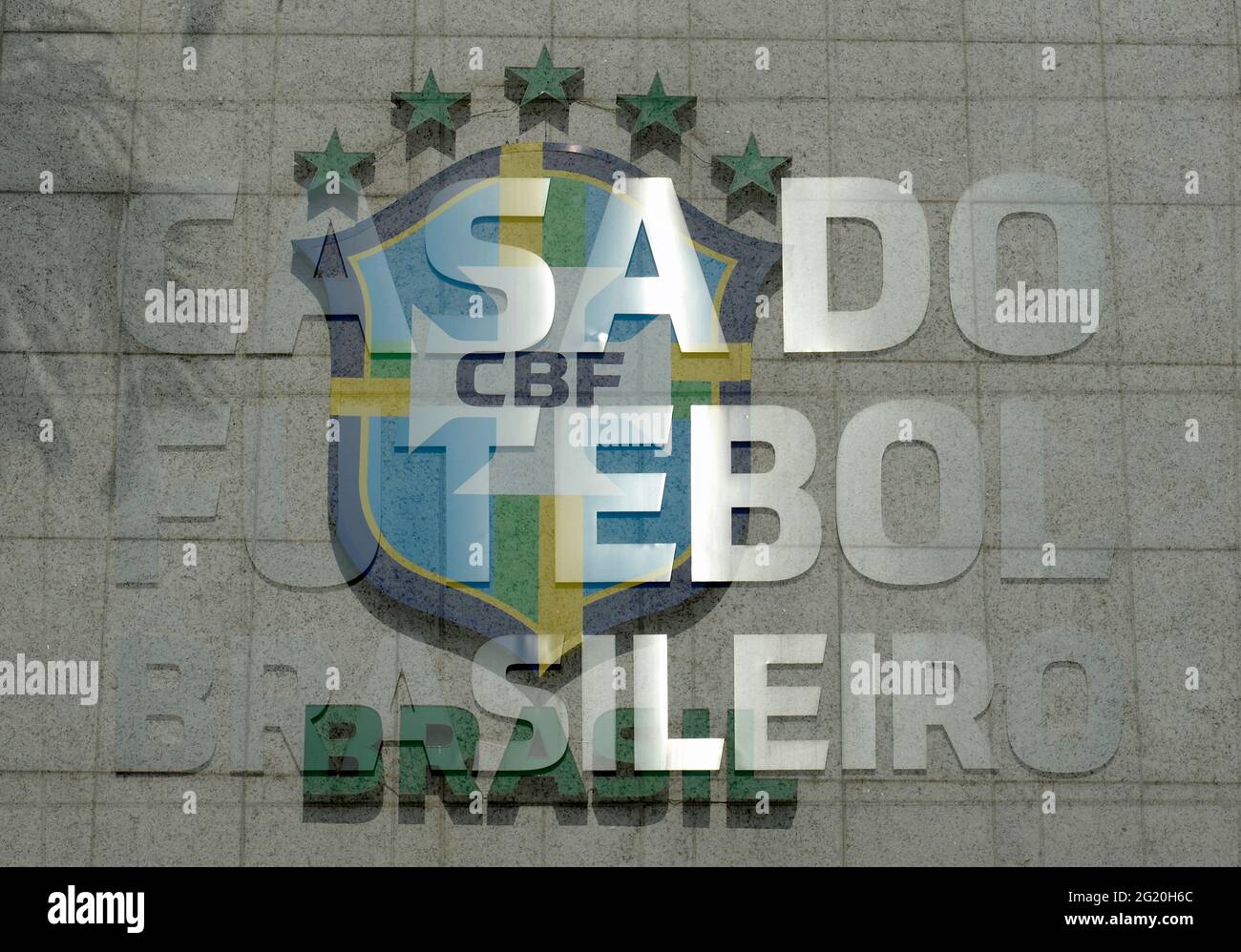 Rio de Janeiro-Brazil June 7, 2021, Building of the CBF (Brazilian ...