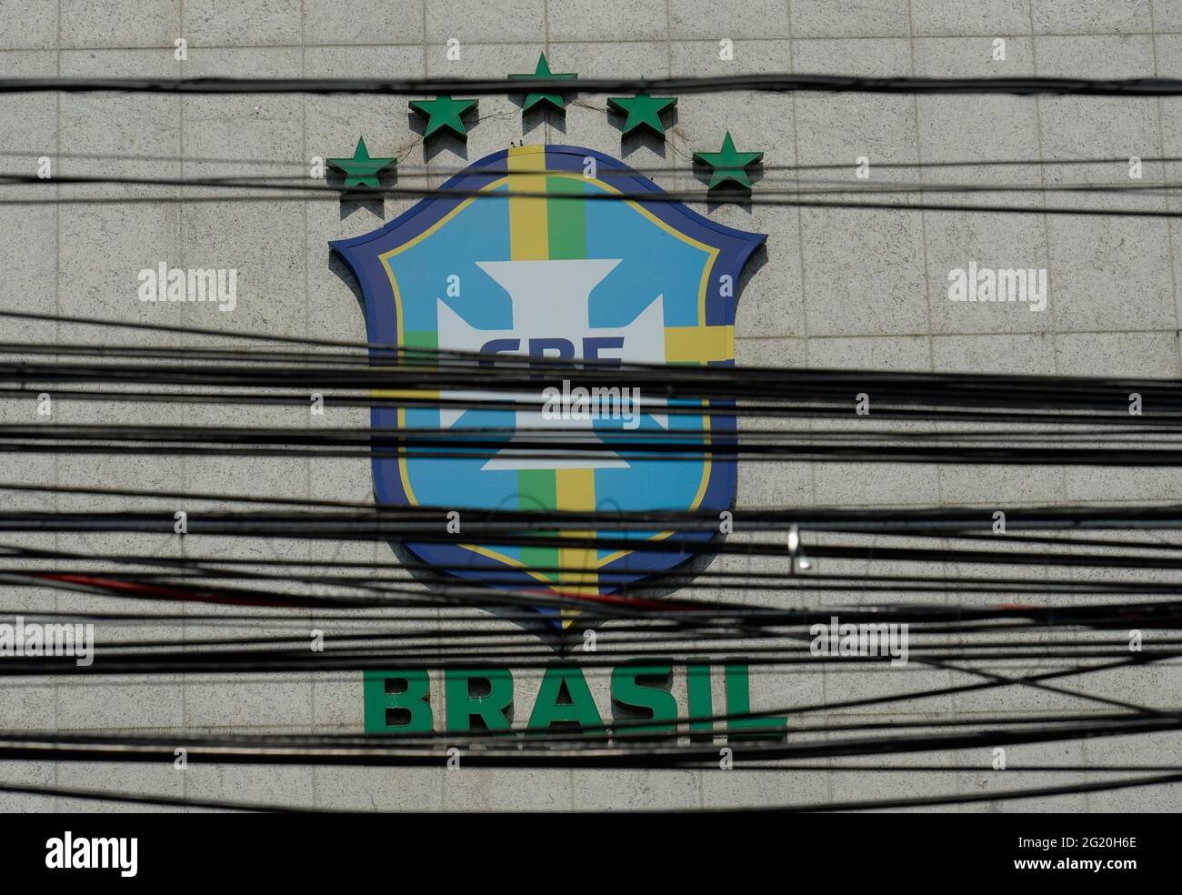 Rio de Janeiro-Brazil June 7, 2021, Building of the CBF (Brazilian ...