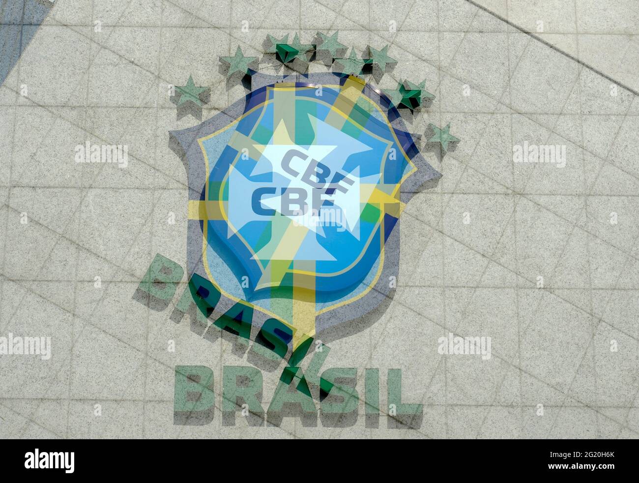 Rio de Janeiro-Brazil June 7, 2021, Building of the CBF (Brazilian ...