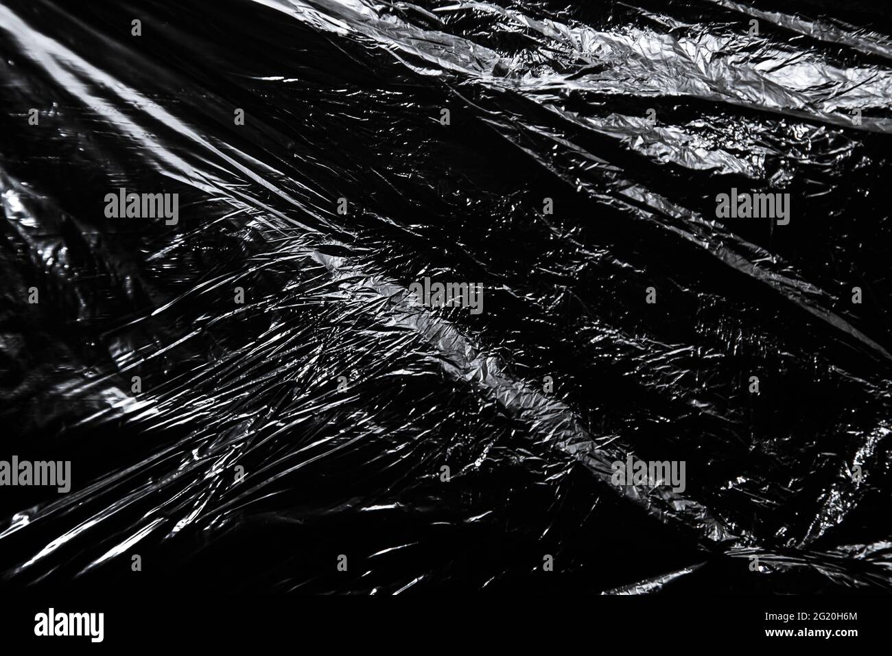 Pattern of the polyethylene surface on black background Stock Photo - Alamy