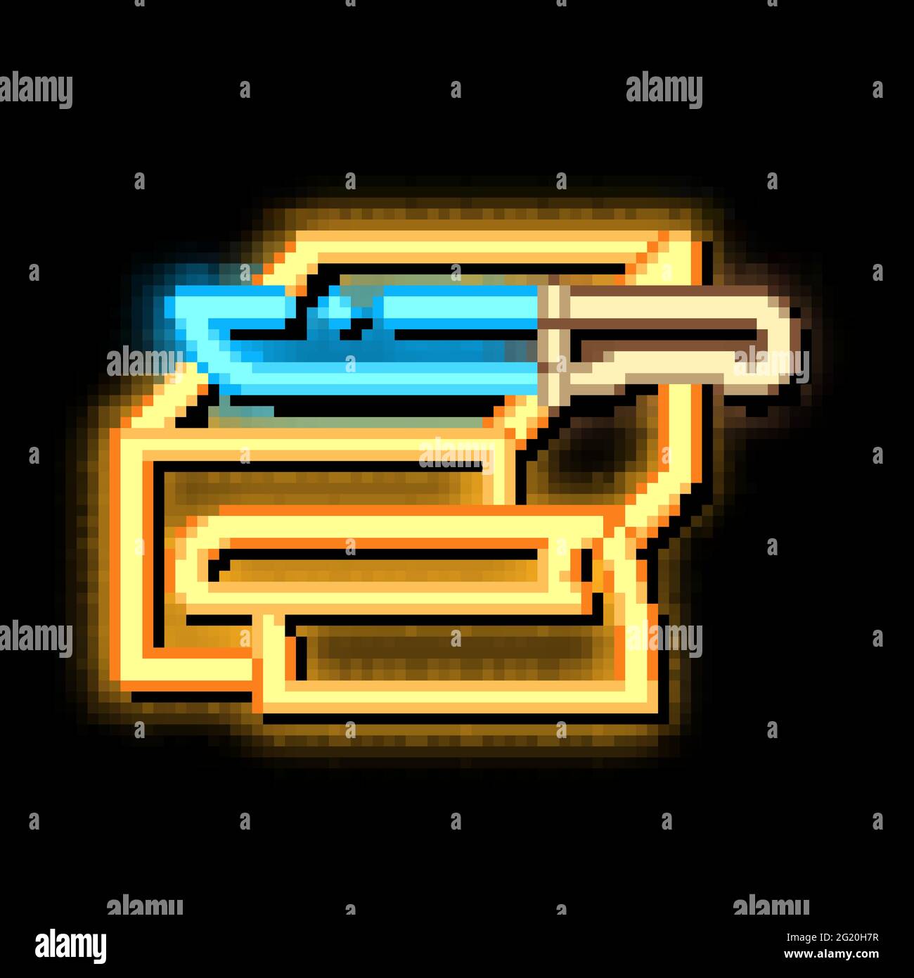 butter slices neon glow icon illustration Stock Vector Image & Art - Alamy