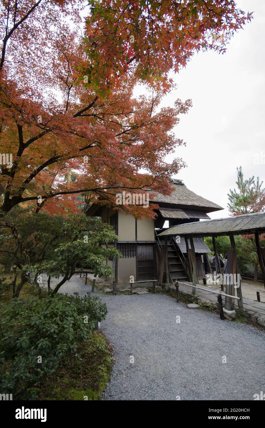 KYOTO, JAPAN - Dec 16, 2019: Kyoto, Japan- 27 Nov, 2019: Shigure-tei ...