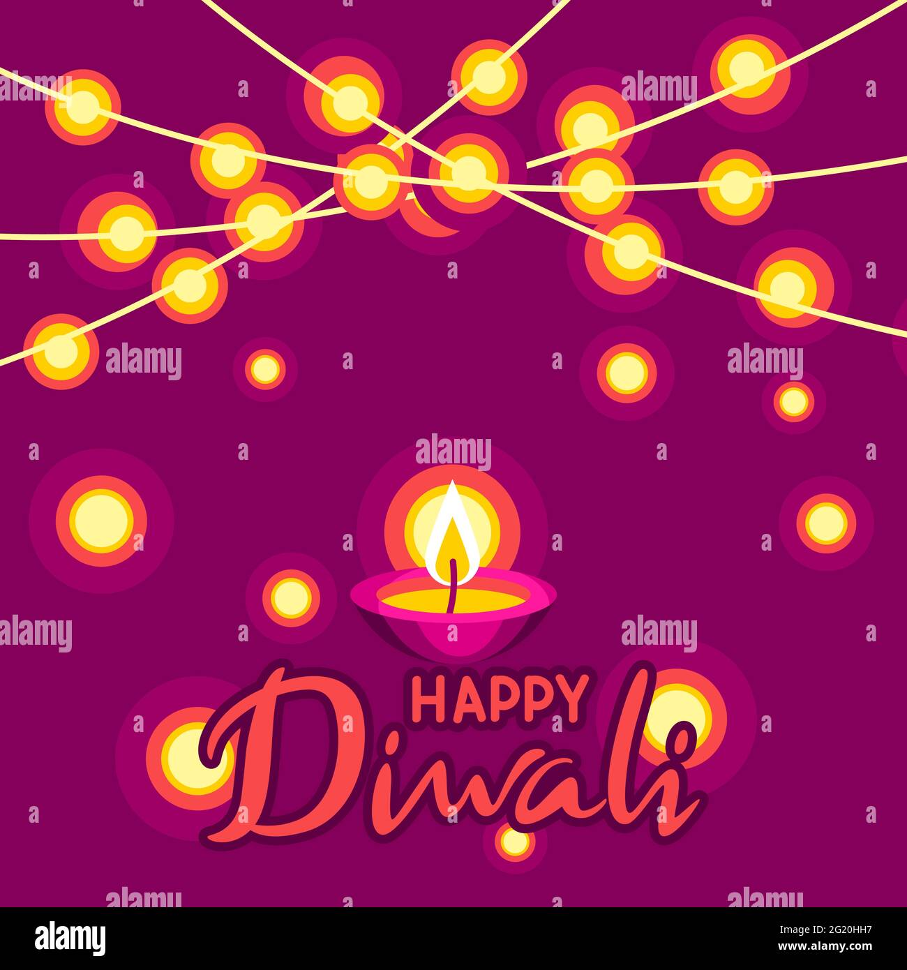 Hindu garland Stock Vector Images - Alamy