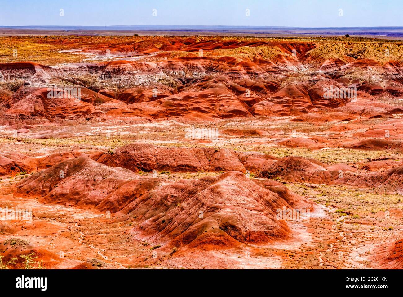 Red White Hills Tawa Point Painted Desert Petrified Forest National ...