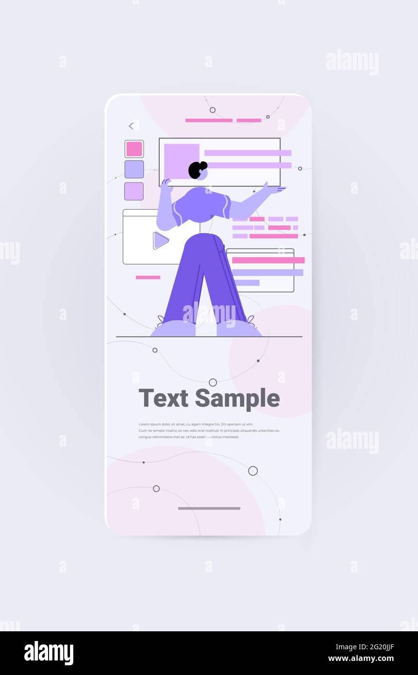 Man Developer Creating Mobile Website Ui Web Application Development Program Software