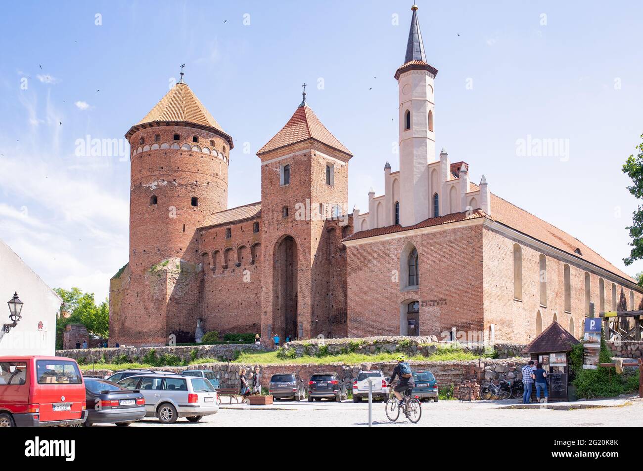 Reszel, Poland - Castle. Landmarks in the old town of the medieval city ...