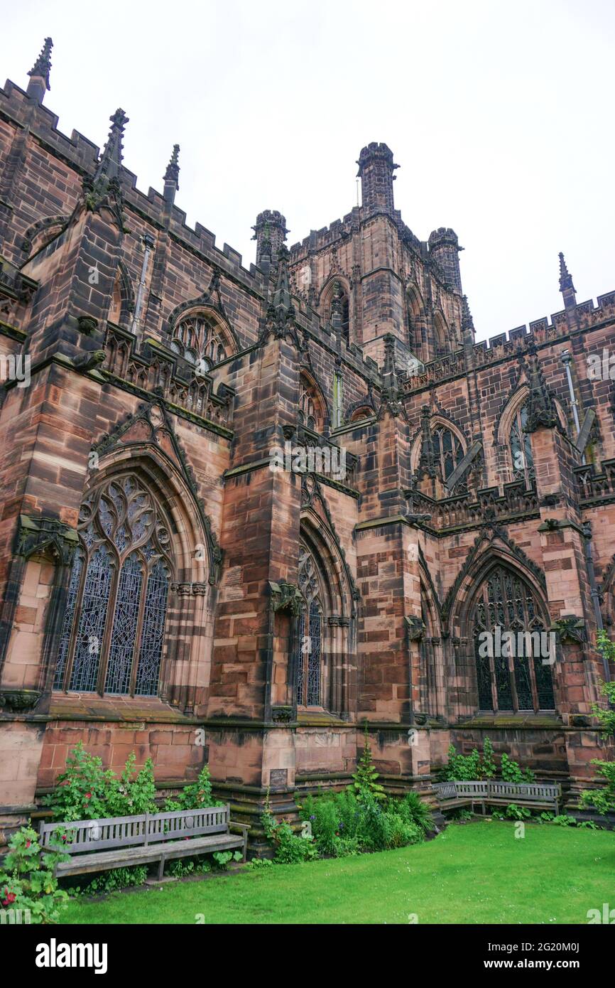 Vertical shot of the Chester Cathedral in the UK Stock Photo - Alamy