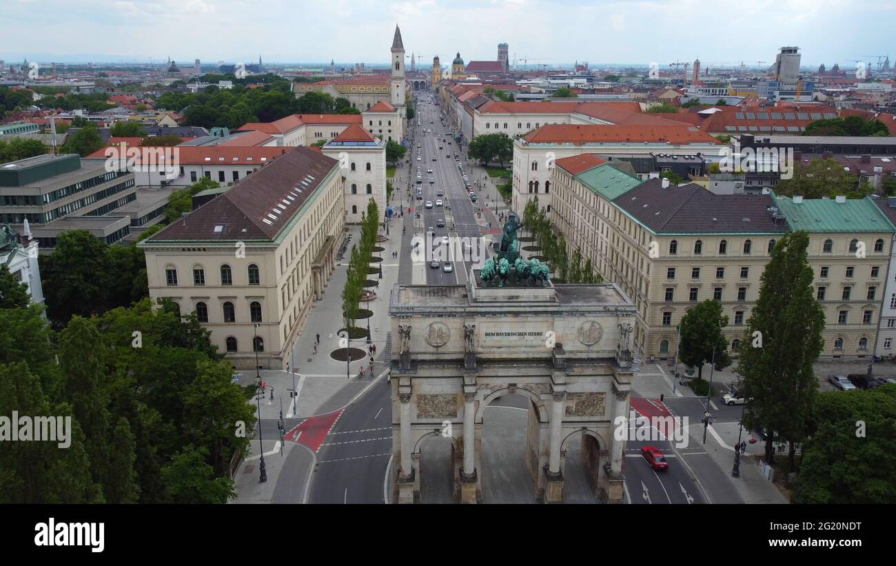 Ludwig maximilians university munich bavaria germany europe hi-res ...