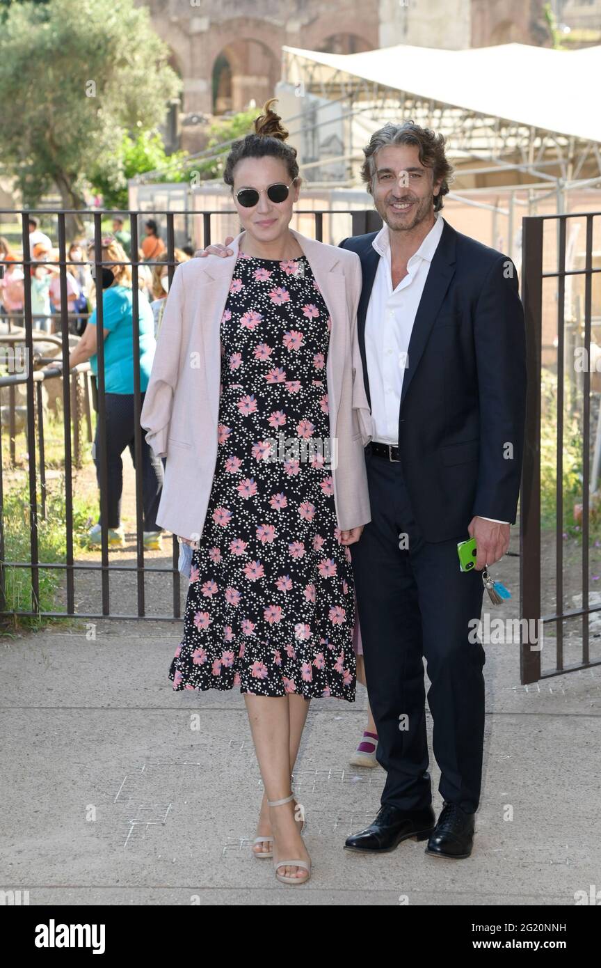 Daniele Liotti and wife Cristina D'Alberto Rocaspina attend the 15th ...