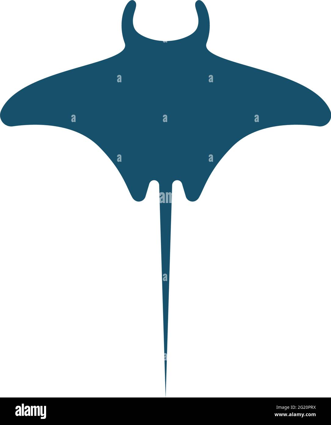 Stingray icon logo design concept template illustrtation vector Stock ...