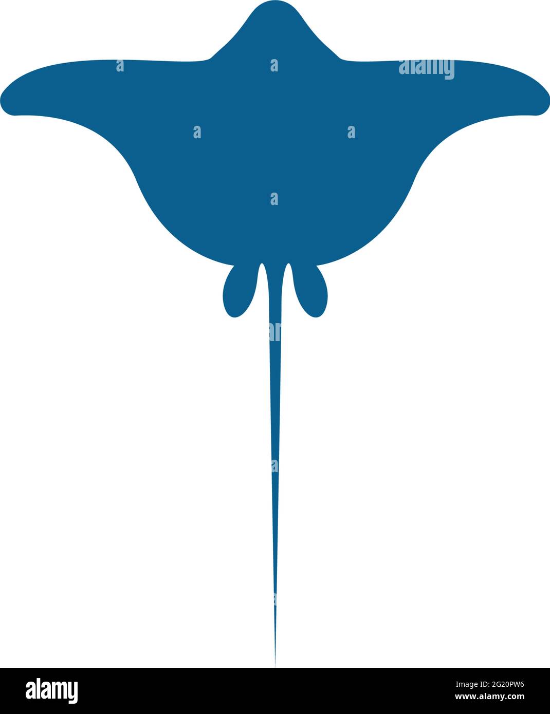 Stingray icon logo design concept template illustrtation vector Stock ...