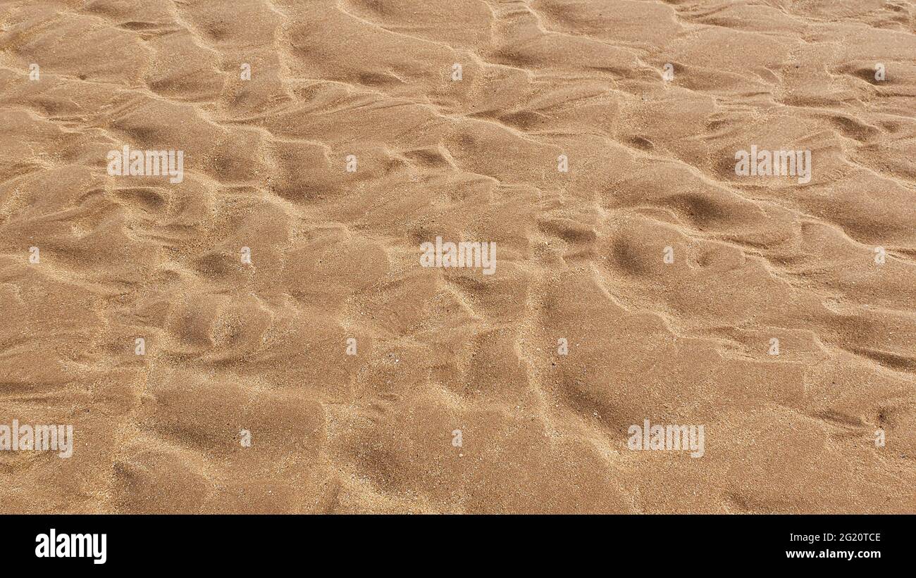 Patterns in sand Stock Photo - Alamy