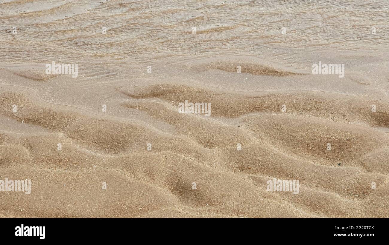 Patterns in sand Stock Photo - Alamy