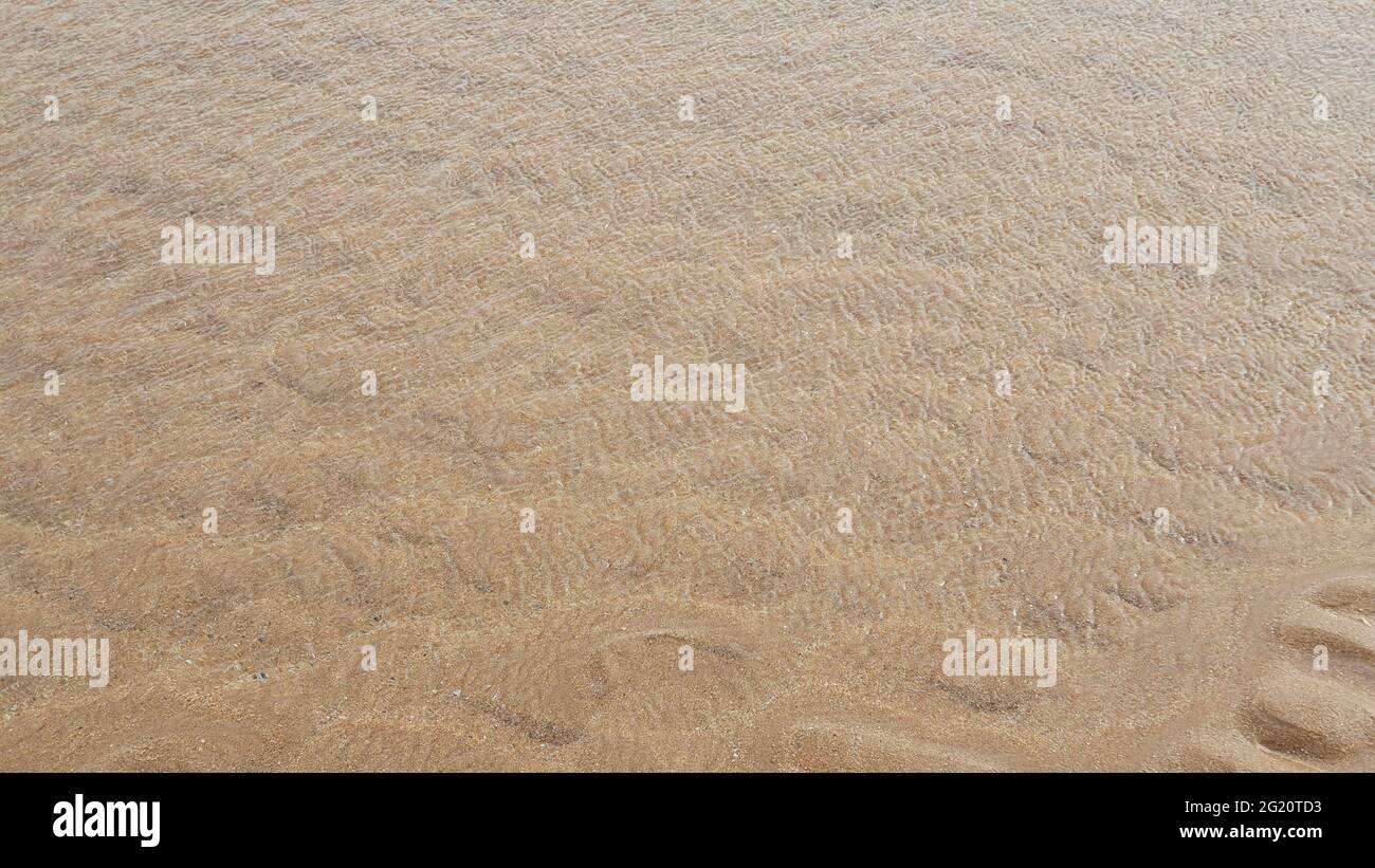 Patterns in sand Stock Photo - Alamy