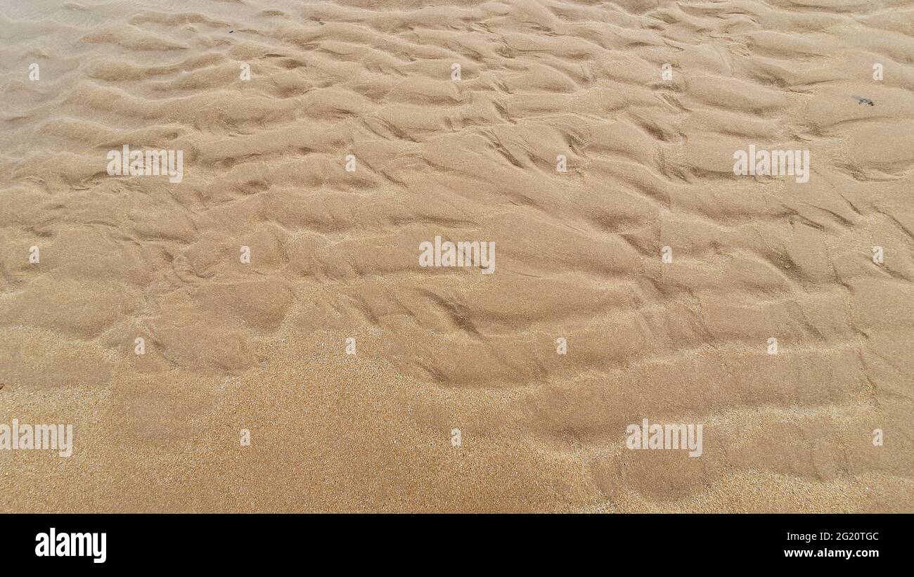 Patterns in sand Stock Photo - Alamy
