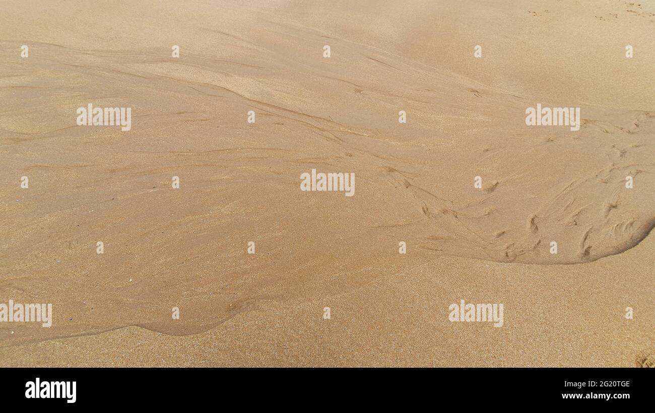 Patterns in sand Stock Photo - Alamy
