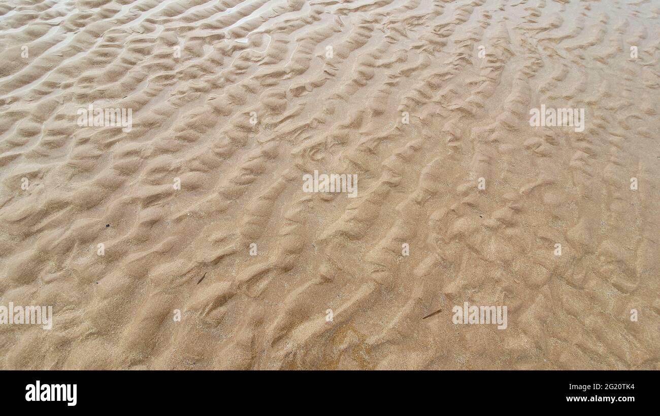 Patterns in sand Stock Photo - Alamy