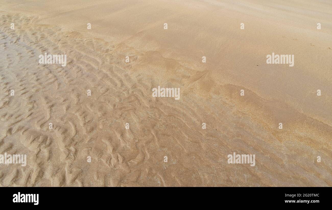 Patterns in sand Stock Photo - Alamy
