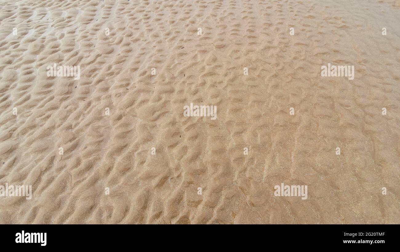 Patterns in sand Stock Photo - Alamy