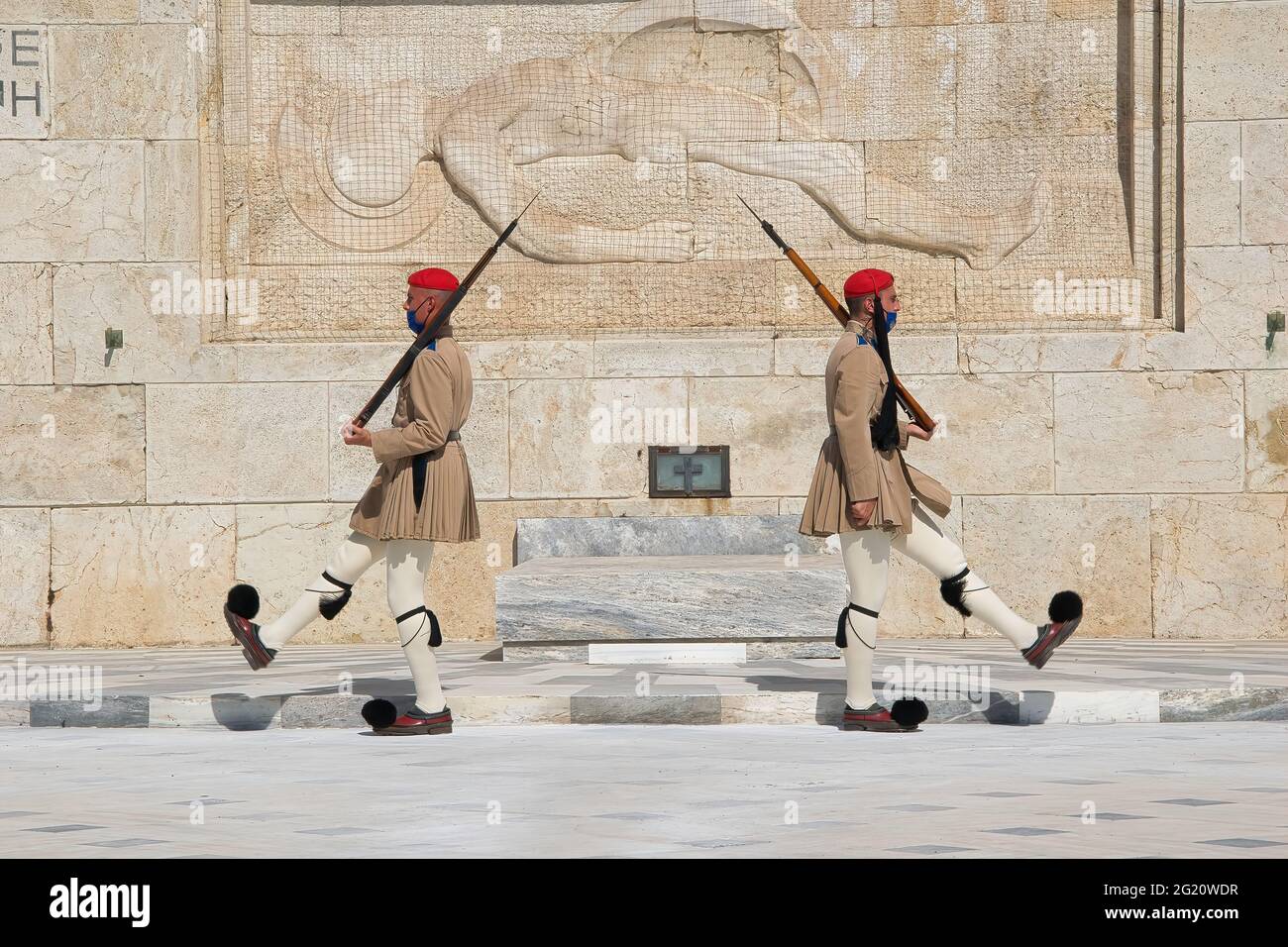 ATHENS, GREECE - May 27, 2021: Athens, Greece, Changing of Presidential ...